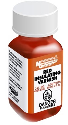 4228-55ML - MG RED GLPT INSULATING VARNISH, CLASS F THERMAL PROTECTION ...